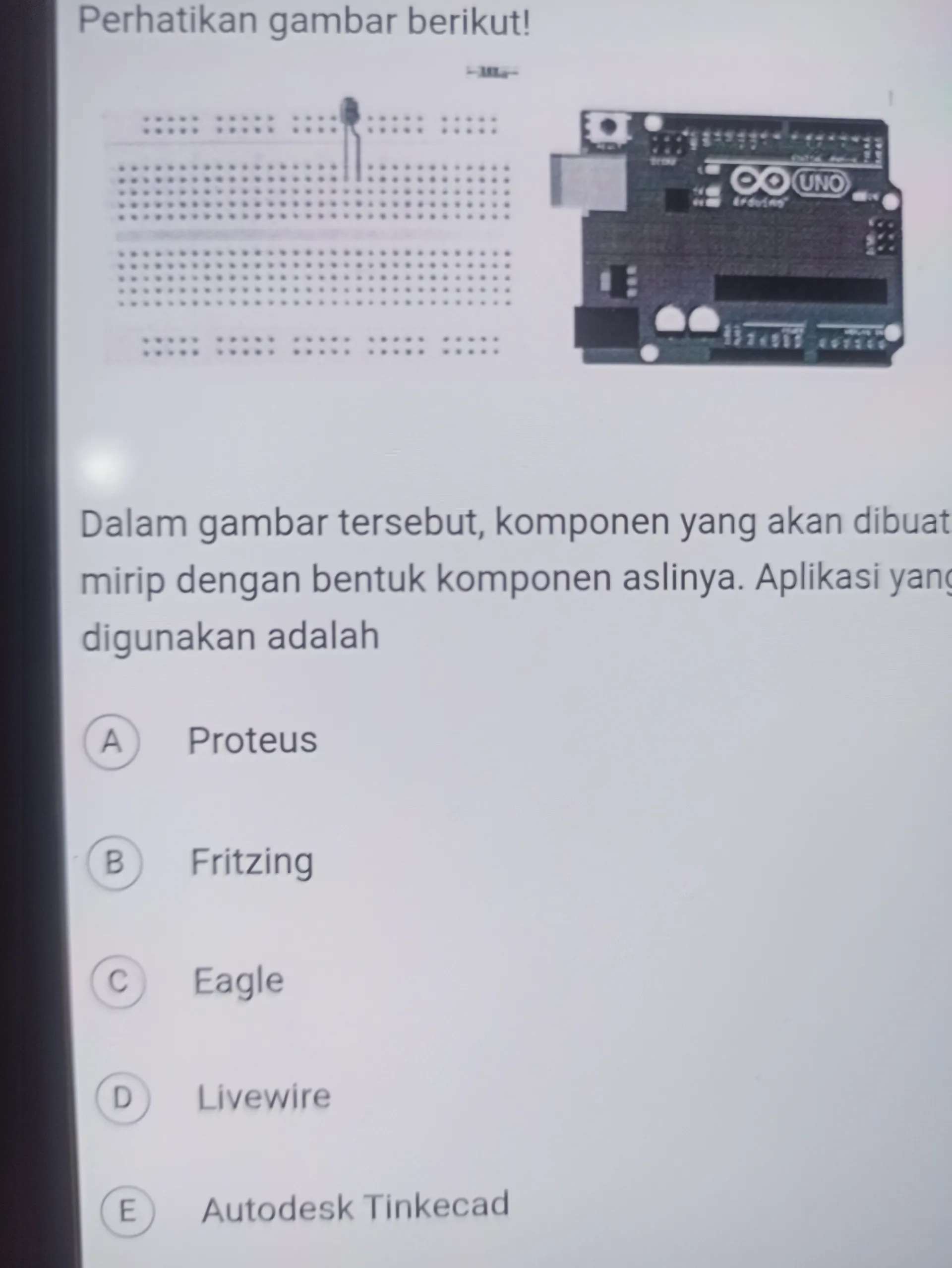 Perhatikan gambar berikut UNO Arduino Dalam | StudyX