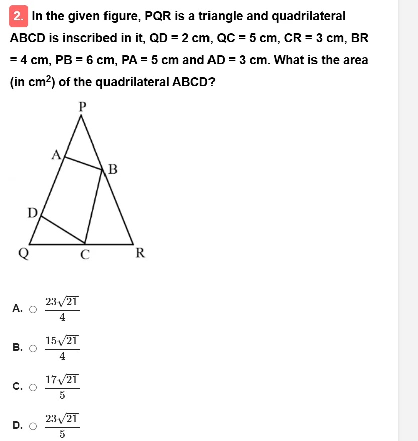 2 In the given figure PQR is a triangle and | StudyX