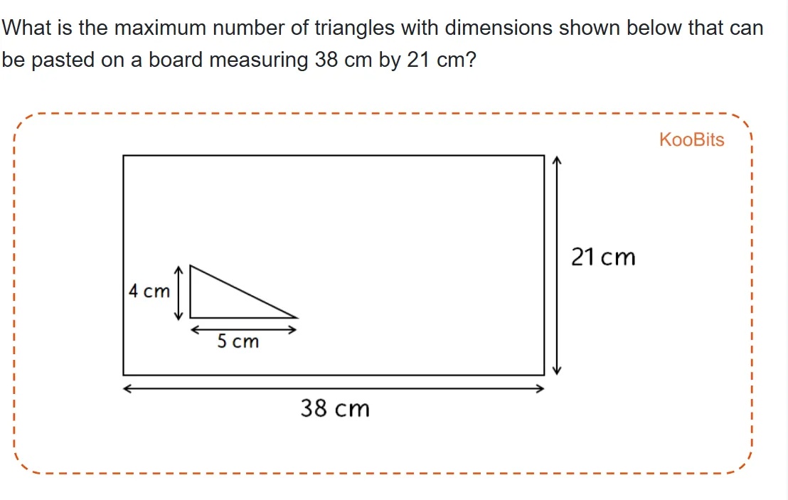 What is the maximum number of triangles with | StudyX