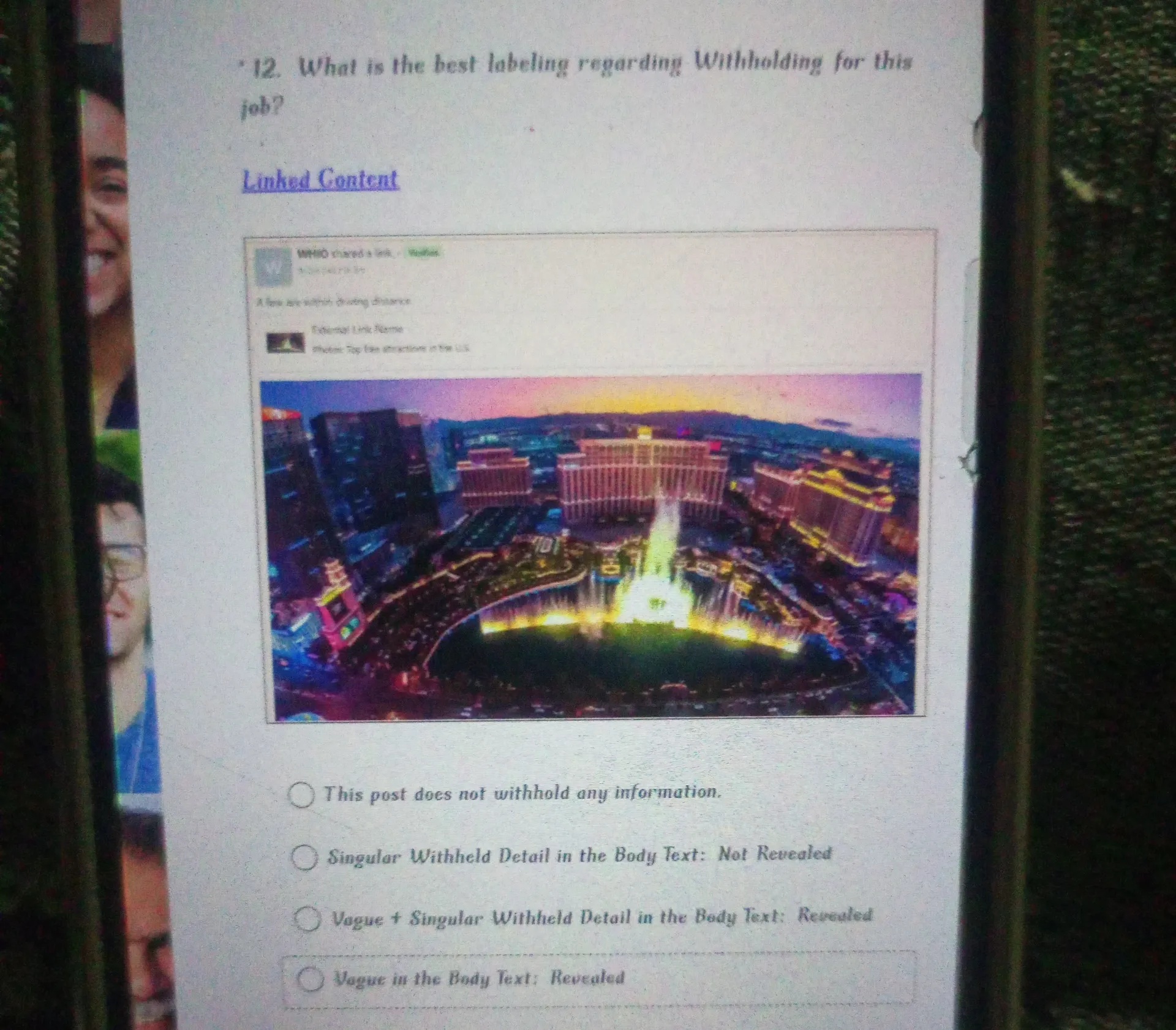 12 What is the best labeling regarding | StudyX
