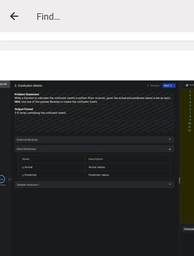 Write a function to calculate the confusion | StudyX