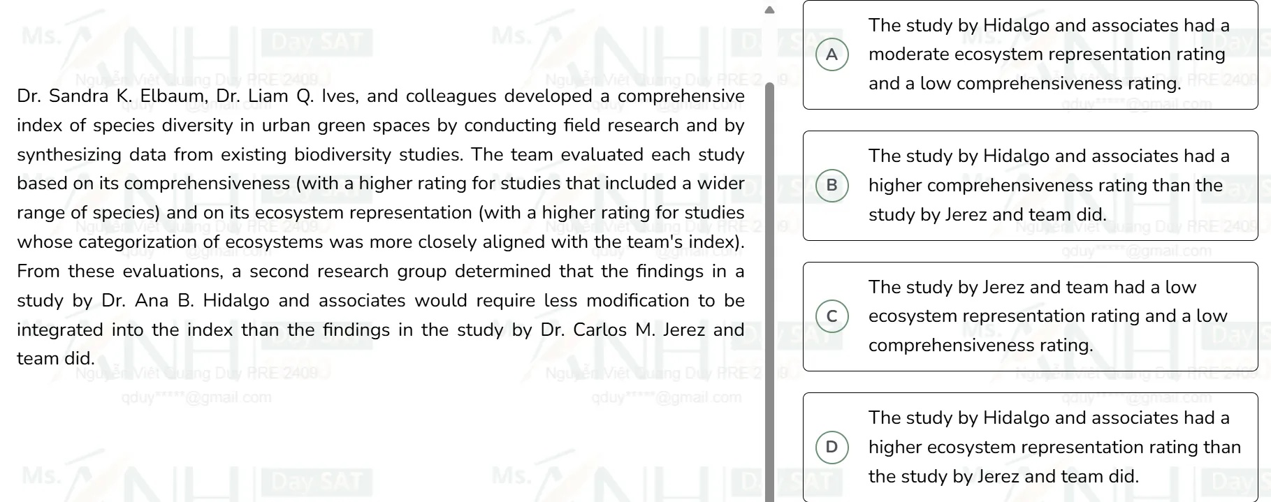 Dr Sandra K Elbaum Dr Liam Q Ives and | StudyX