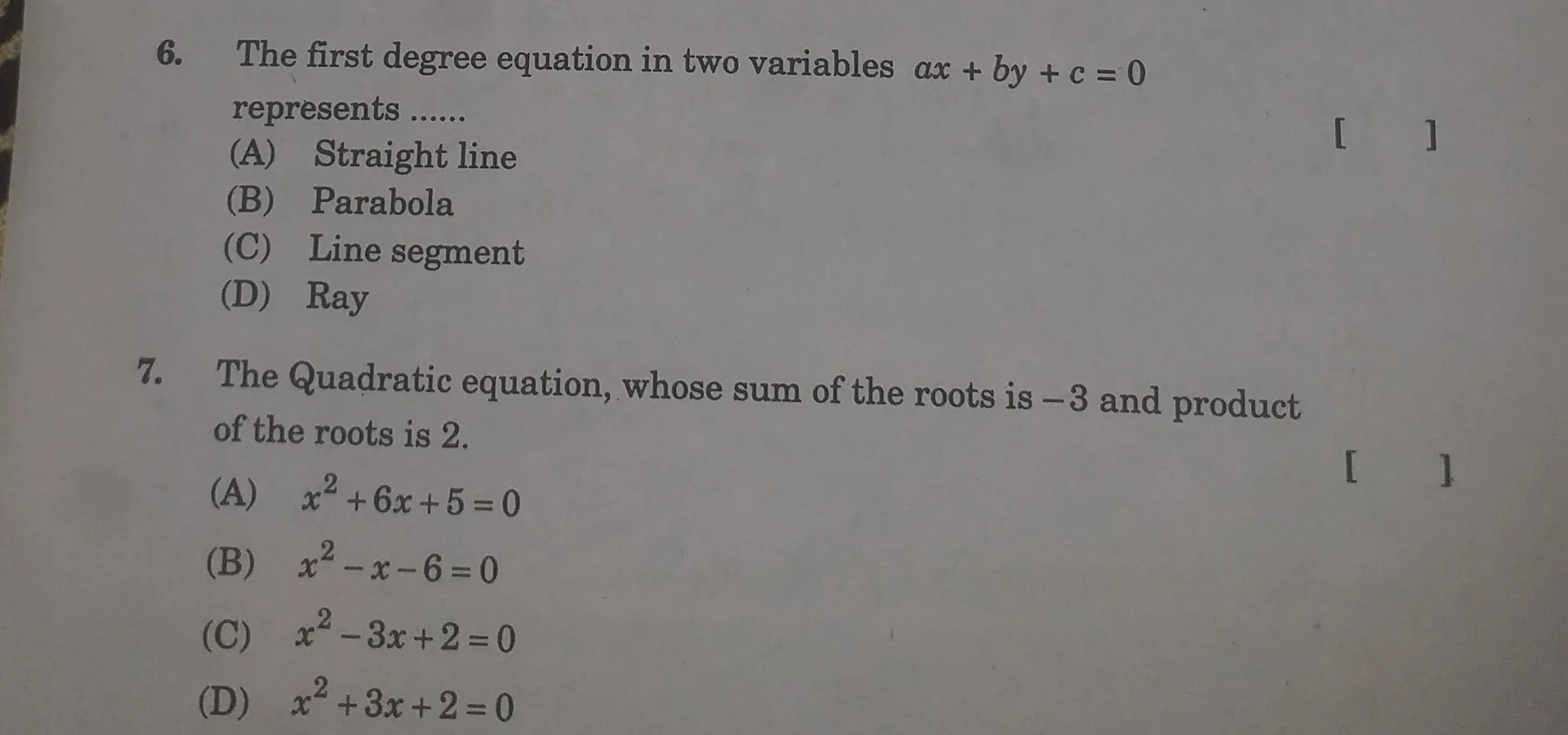 6 The first degree equation in two variables | StudyX