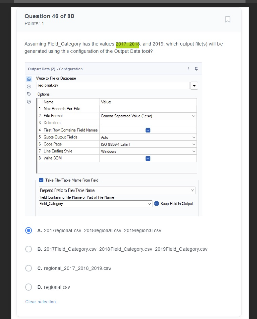 Question 46 of 80 Points 1 Assuming | StudyX