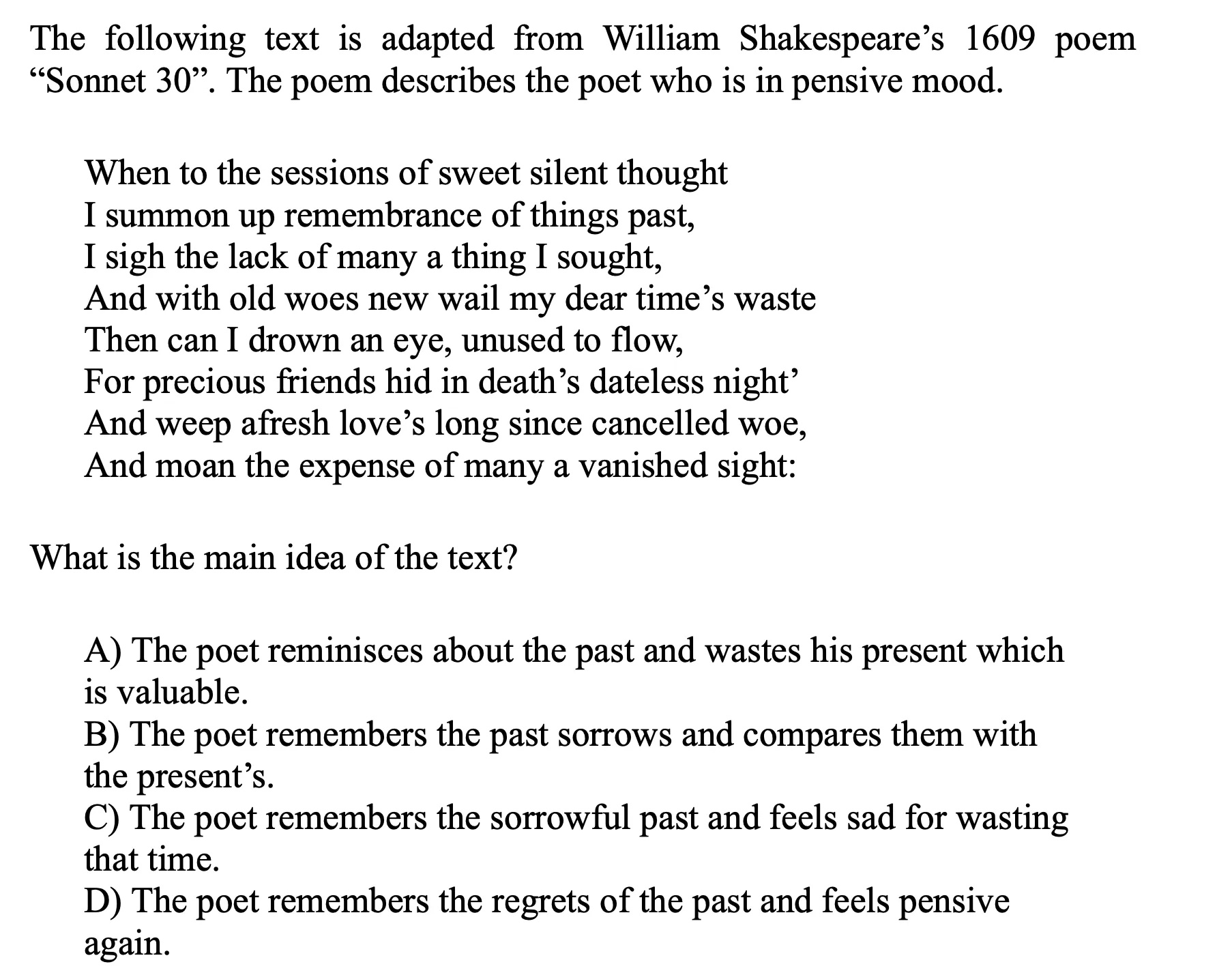 The following text is adapted from William | StudyX