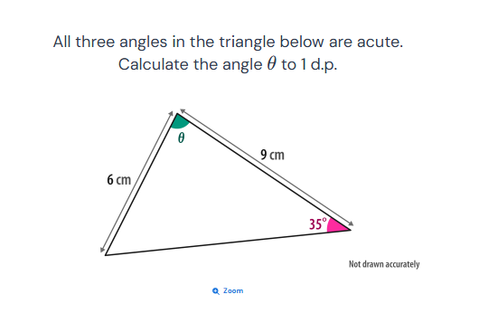 All three angles in the triangle below are | StudyX