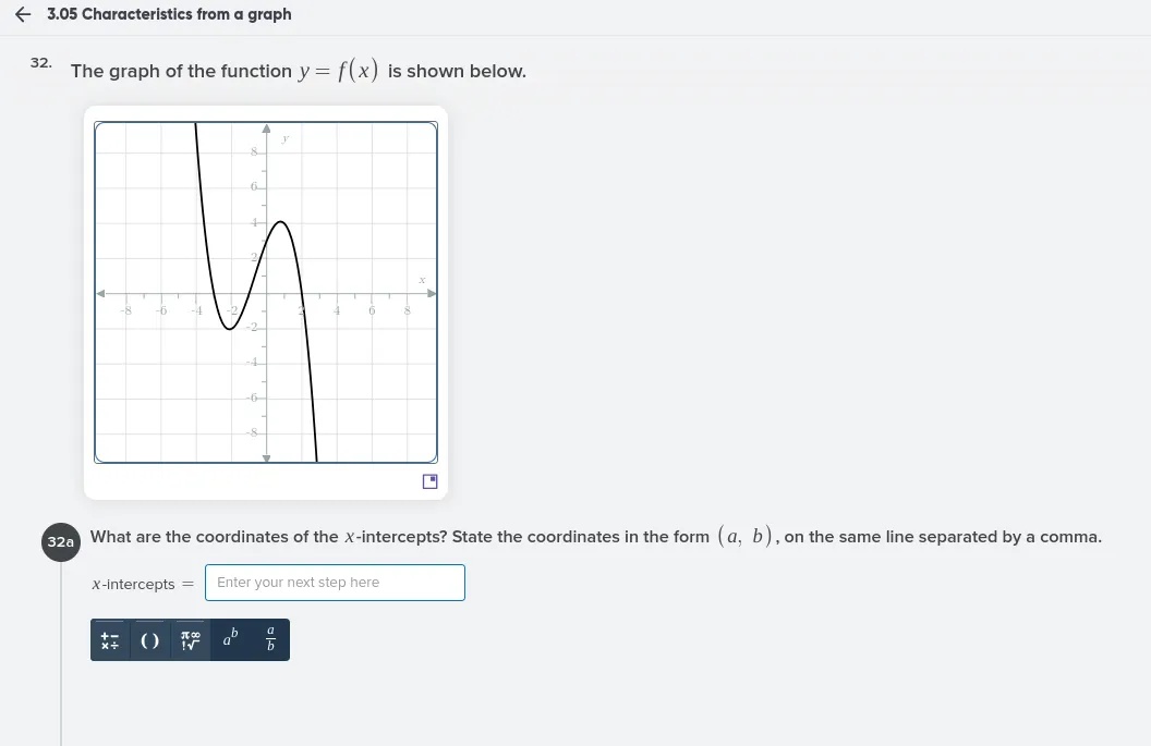 32 The graph of the function y = f(x) is | StudyX