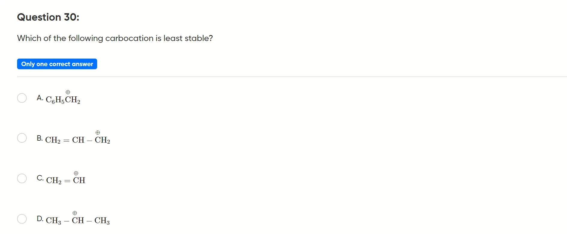 Question 30 Which of the following | StudyX