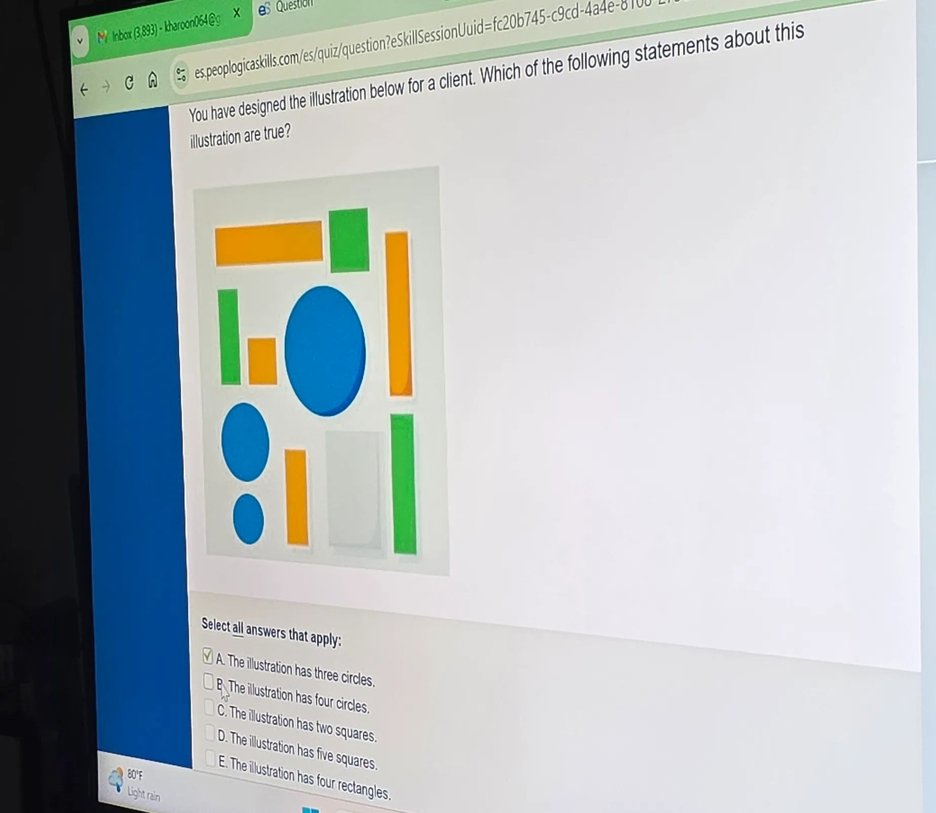 You have designed the illustration below for | StudyX