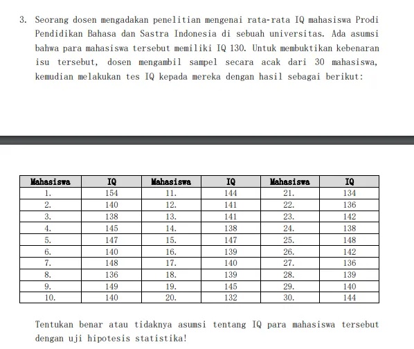 3 Seorang dosen mengadakan penelitian | StudyX