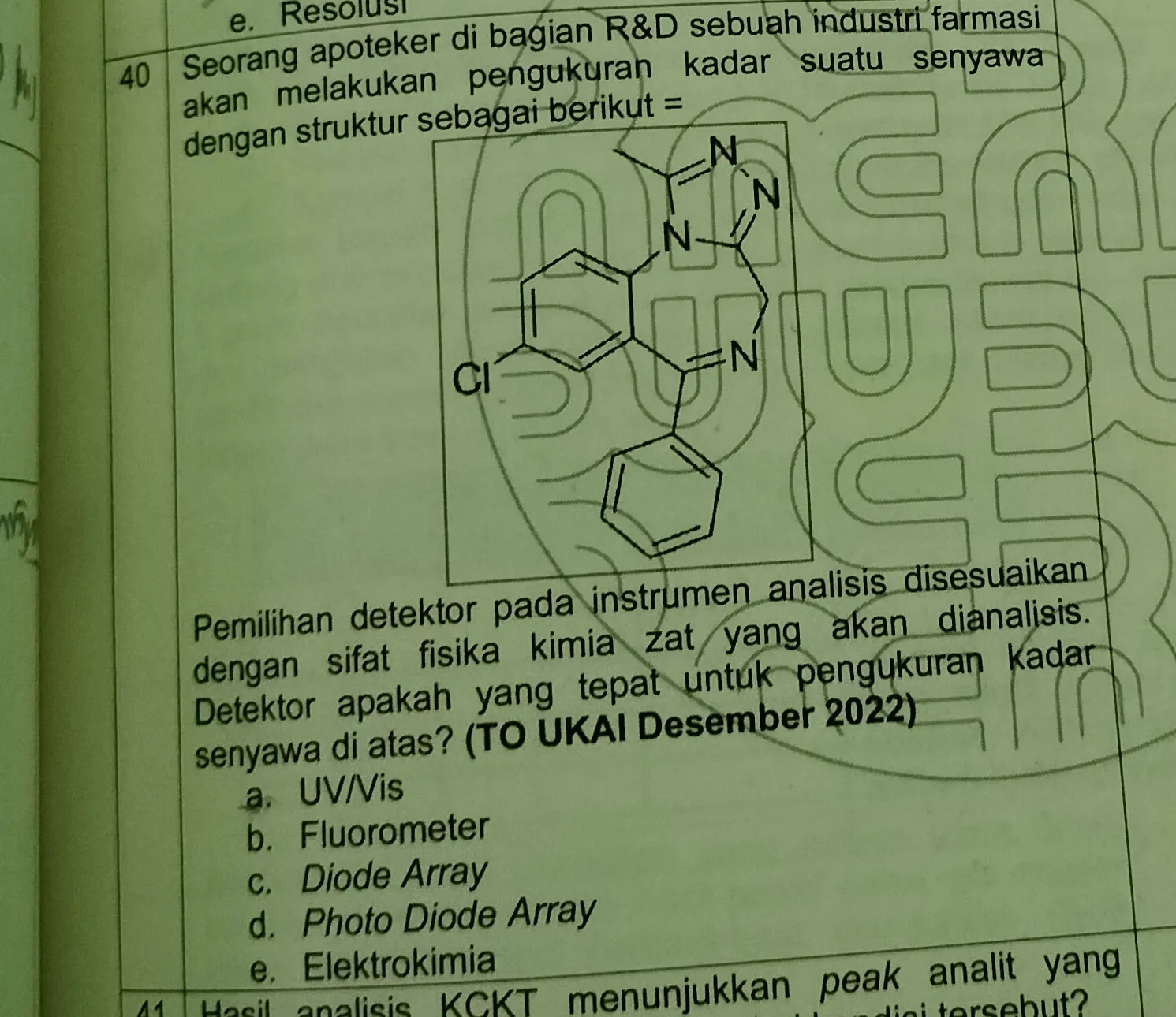 Seorang apoteker di bagian R D sebuah | StudyX