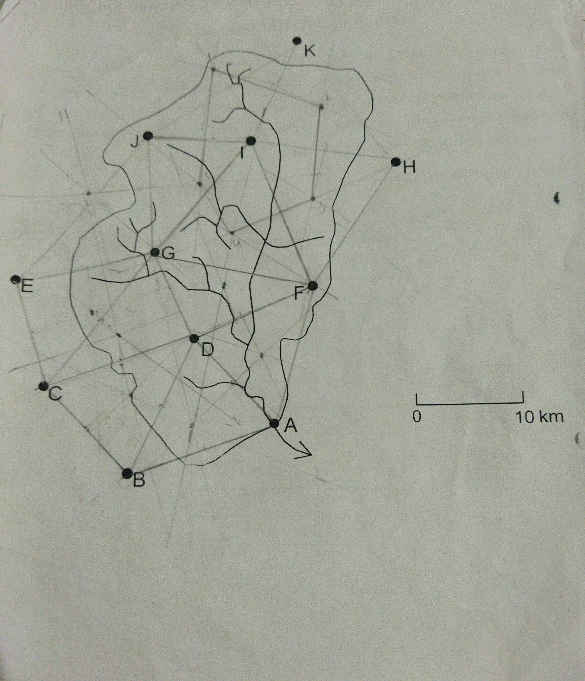 The image contains a map showing a region | StudyX