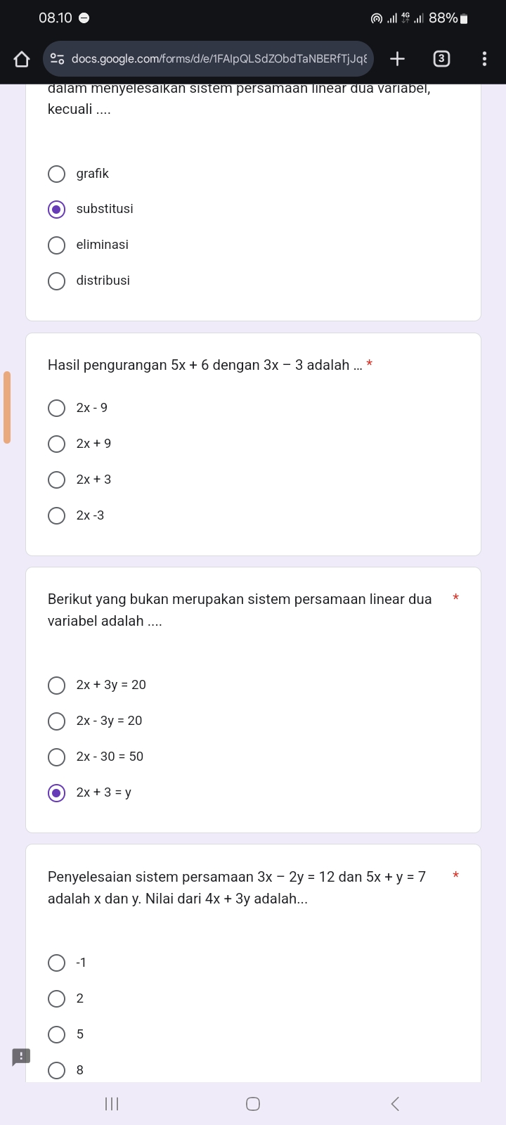 dalam menyelesaikan sistem persamaan linear | StudyX