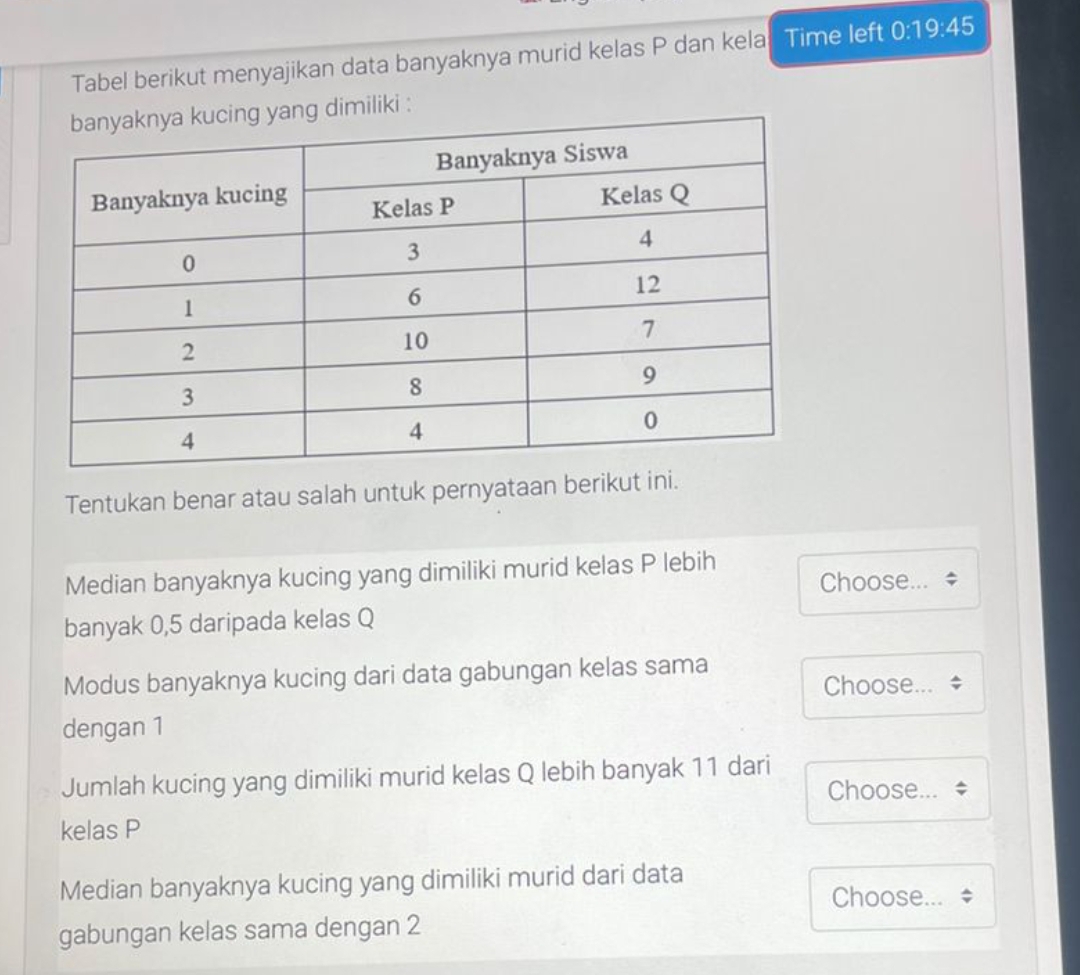 Tabel berikut menyajikan data banyaknya murid | StudyX Tabel berikut menyajikan data banyaknya murid | StudyX