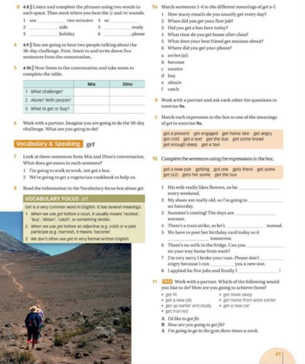 d48 Listen and complete the phrases using | StudyX