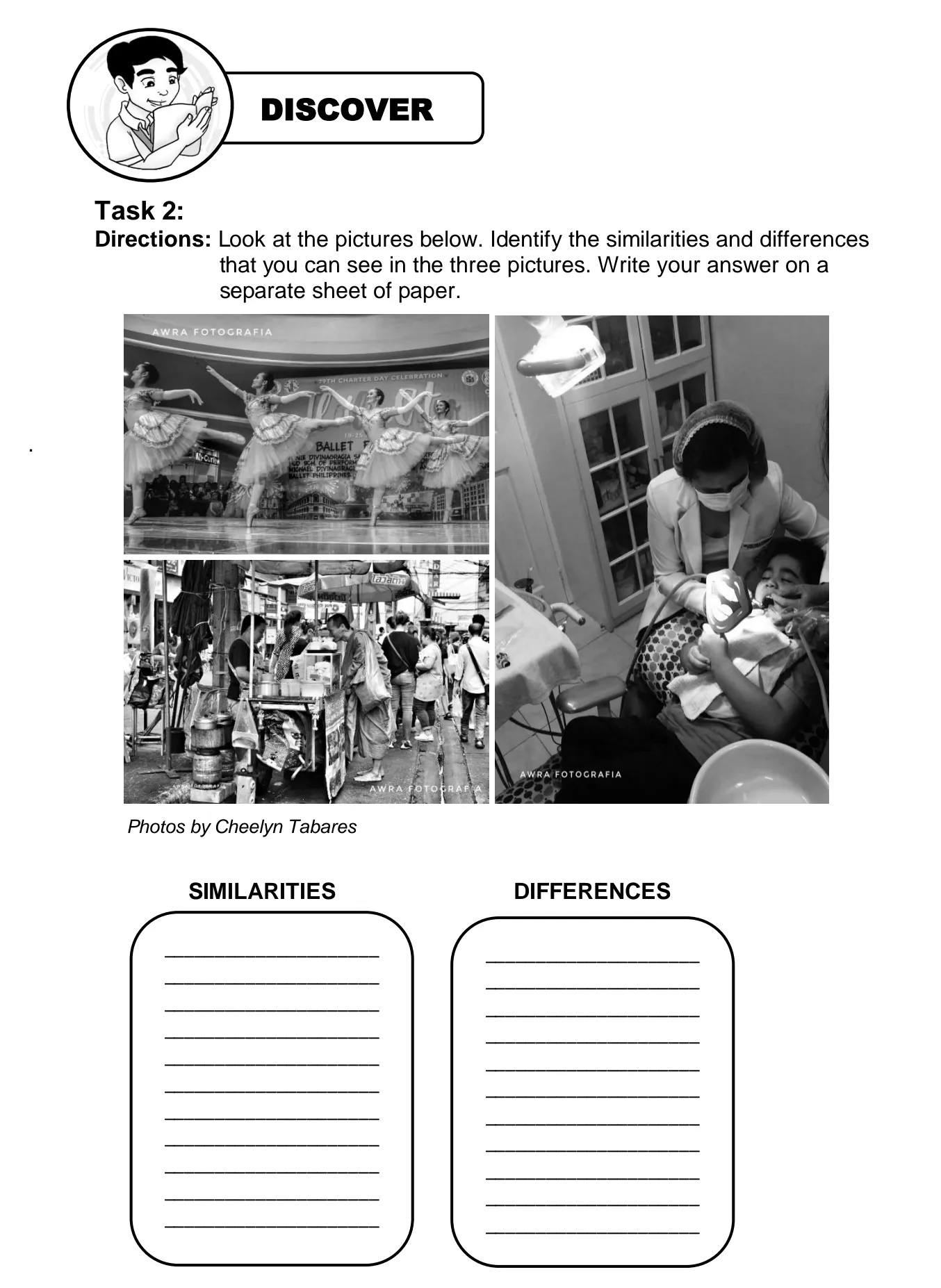 Task 2 Directions Look at the pictures below | StudyX