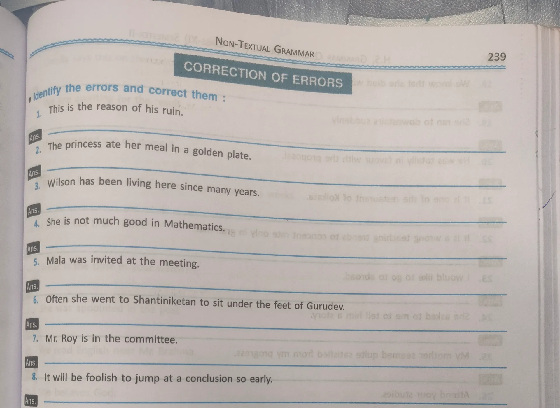 Identify the errors and correct them 1 This | StudyX