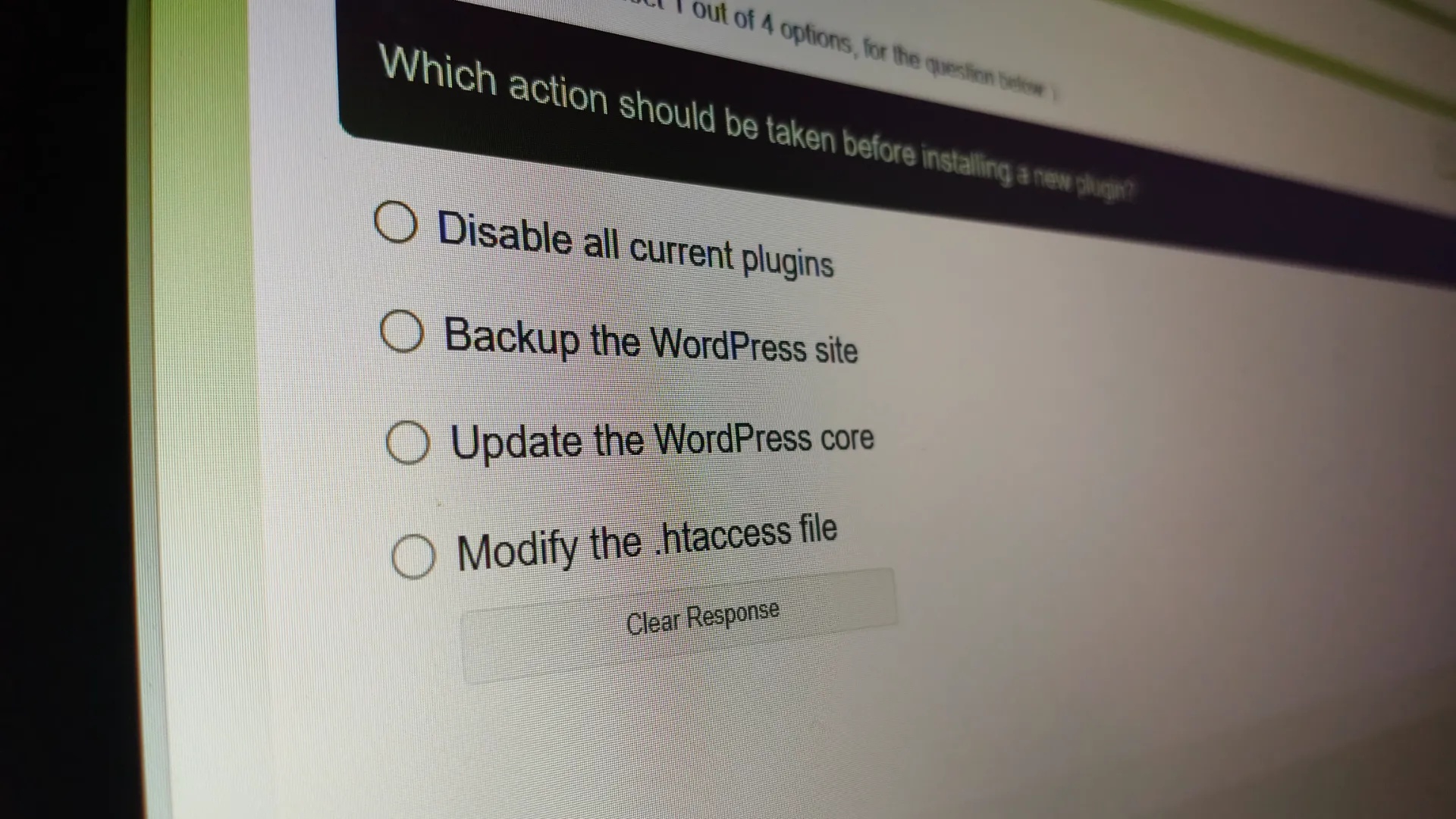 Which action should be taken before | StudyX