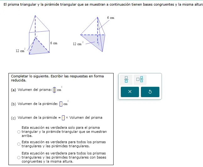 El prisma triangular y la pirmide triangular | StudyX