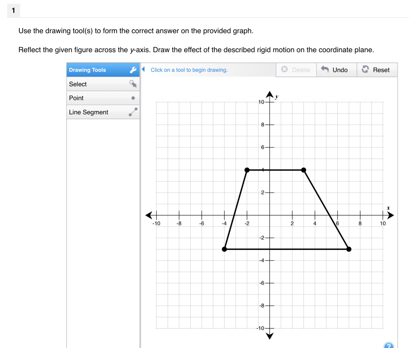 Use the drawing tool(s) to form the correct | StudyX