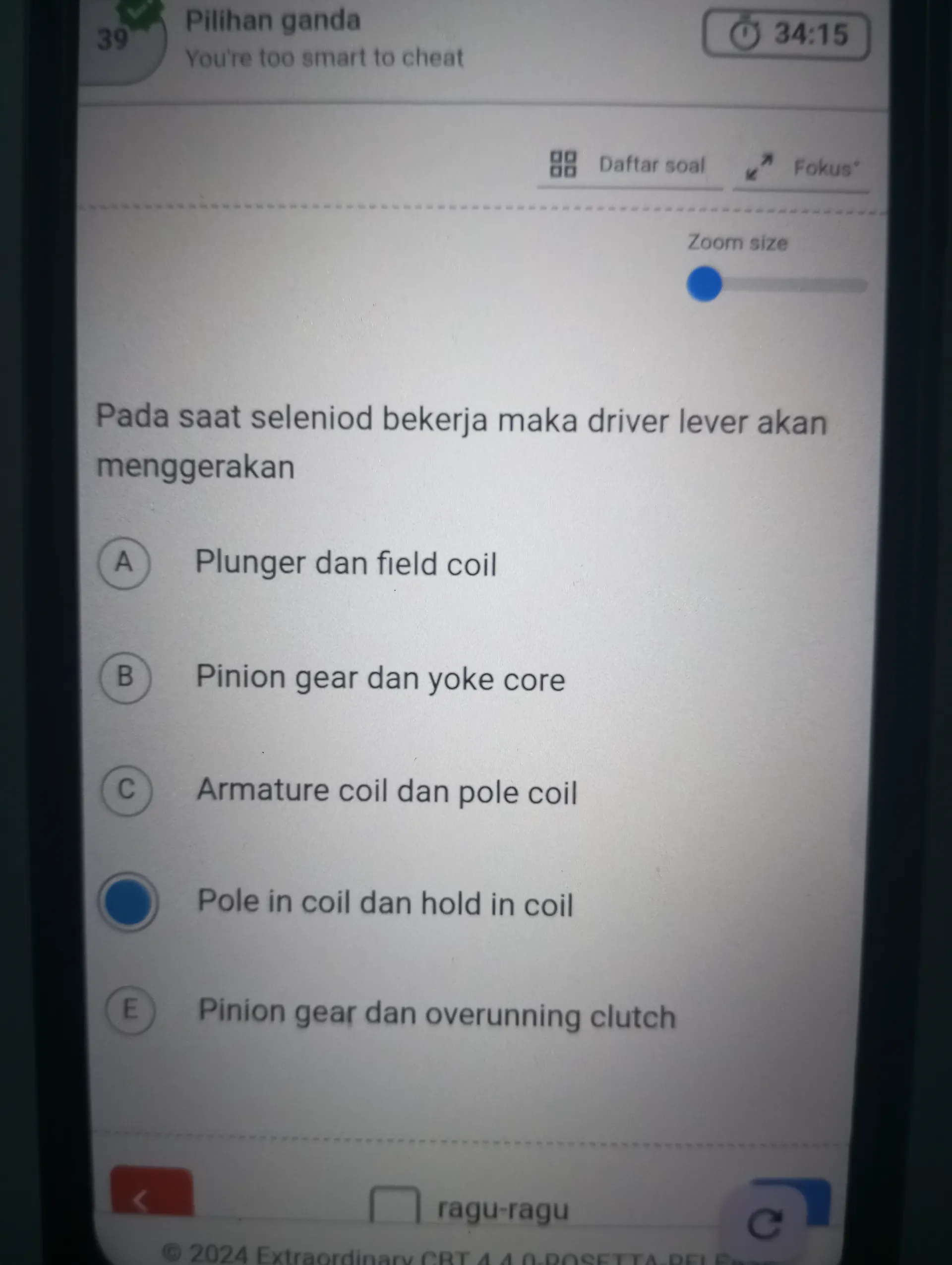 Pada saat seleniod bekerja maka driver lever | StudyX