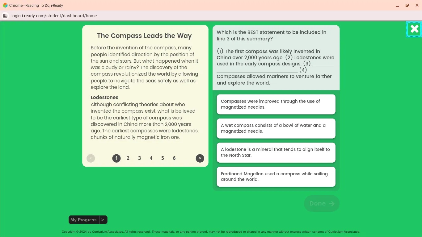 Which is the BEST statement to be included | StudyX