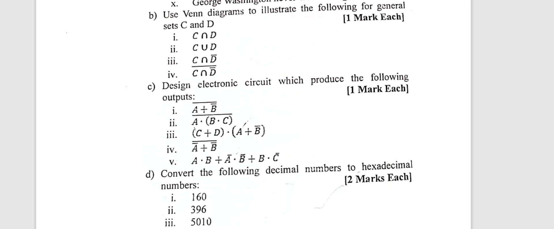 b) Use Venn diagrams to illustrate the | StudyX
