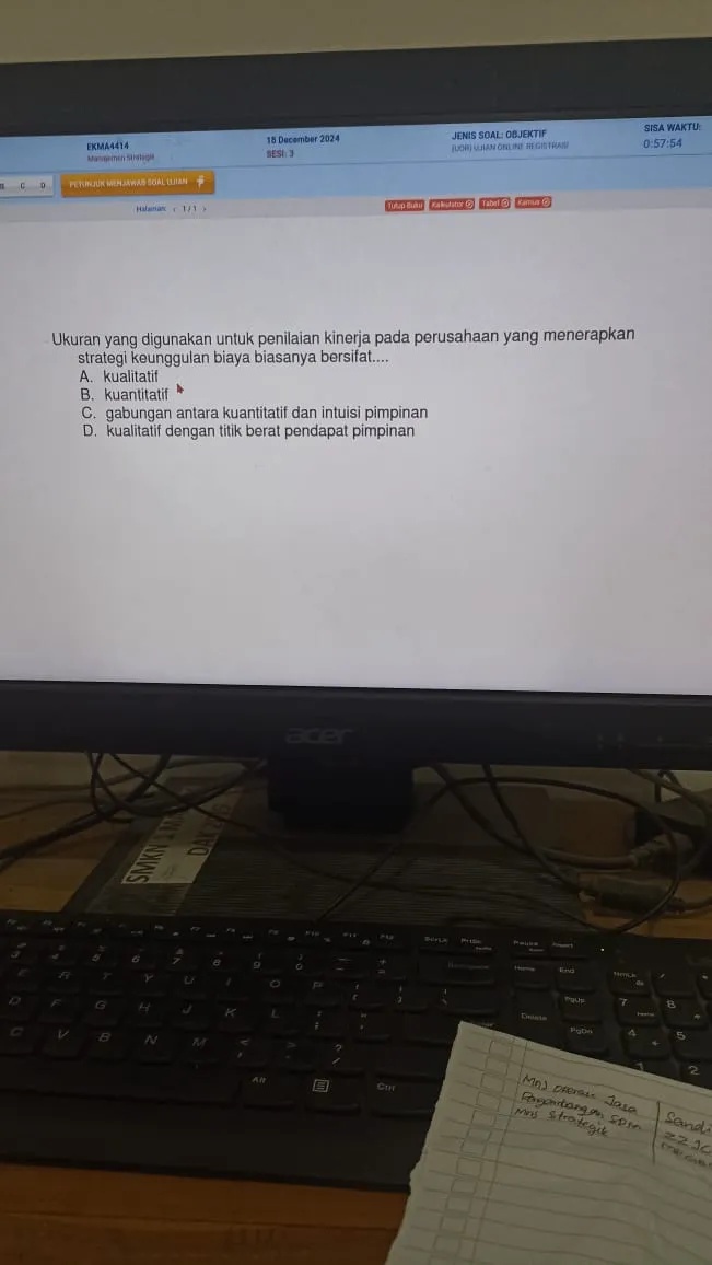 Ukuran yang digunakan untuk penilaian | StudyX