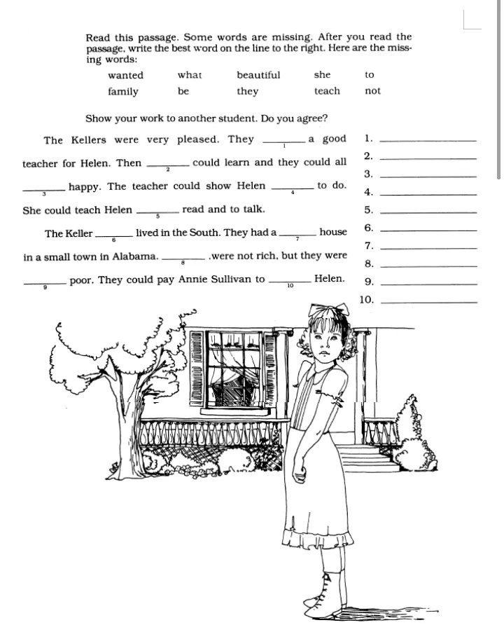 Read this passage Some words are missing | StudyX