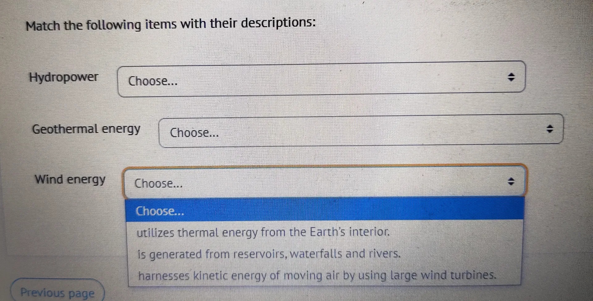 Match the following items with their | StudyX