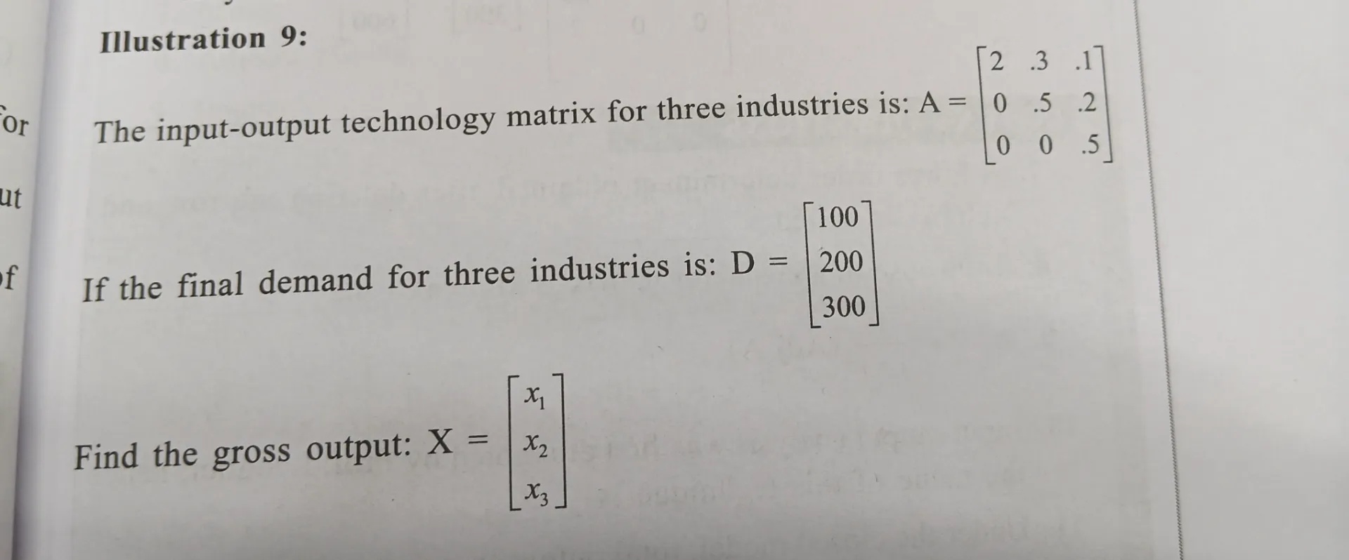 Illustration 9 The input-output technology | StudyX