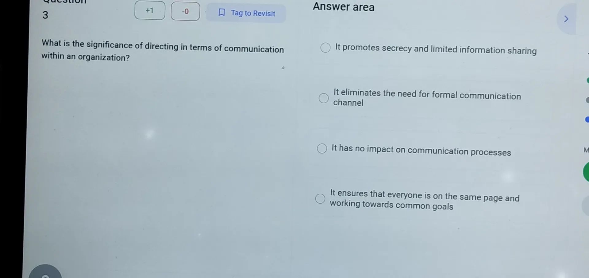 What is the significance of directing in | StudyX
