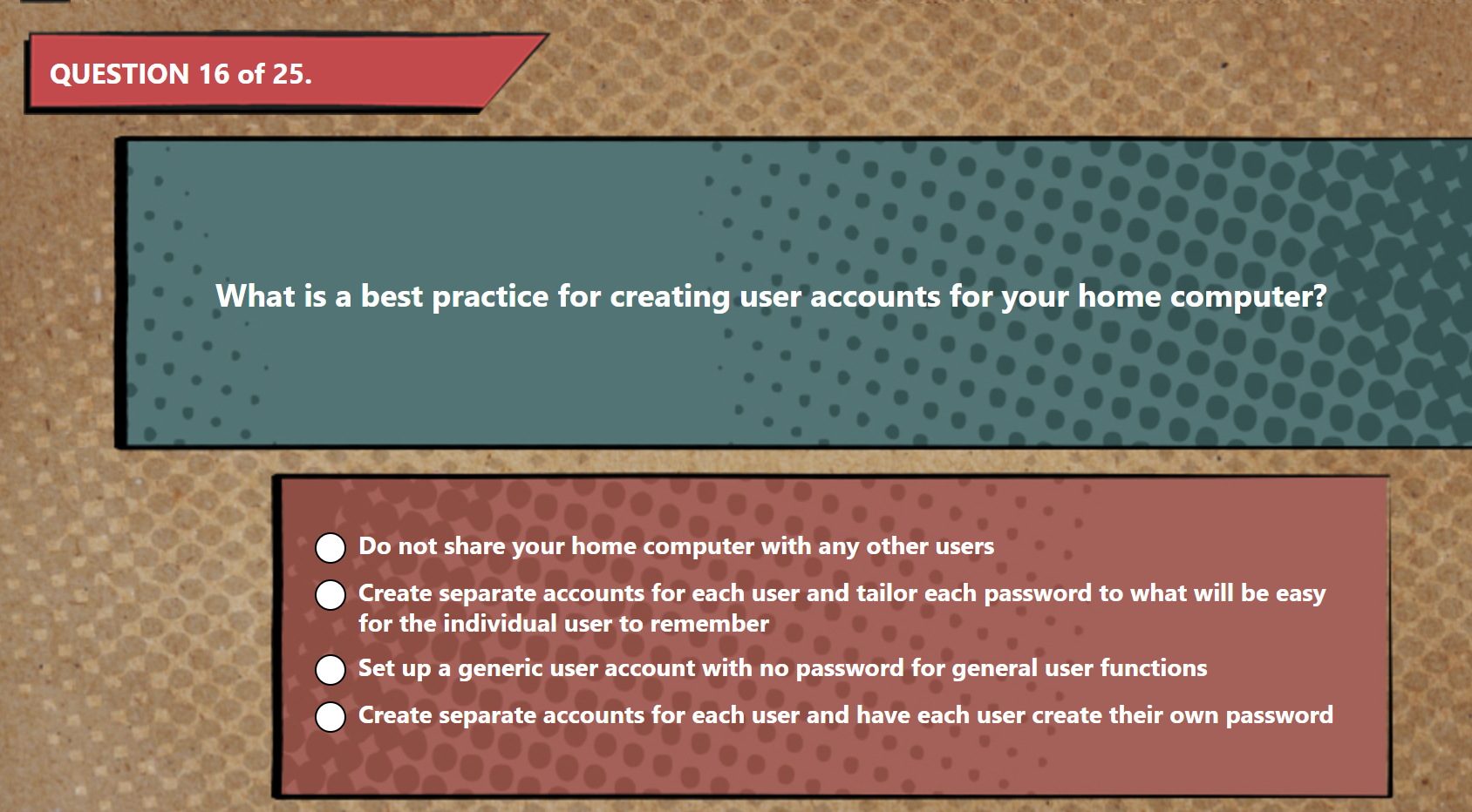 QUESTION 16 of 25 What is a best practice for | StudyX