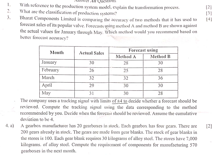 1 With reference to the production system | StudyX