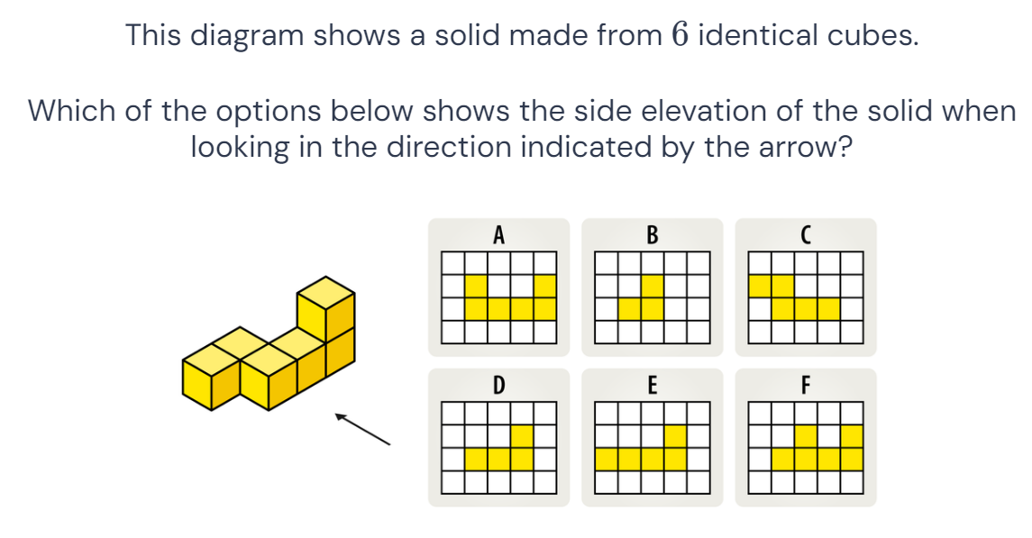 This diagram shows a solid made from 6 | StudyX