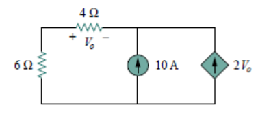 Find the value of Vo in the circuit shown | StudyX