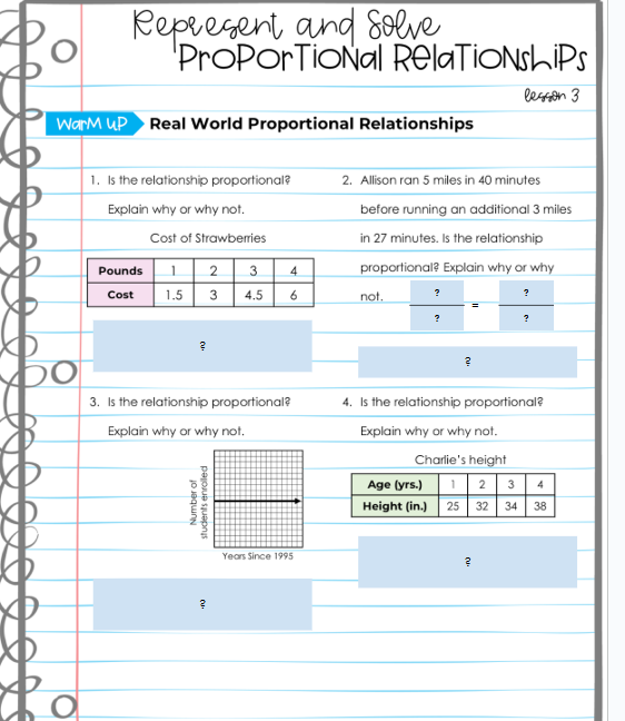 Represent and Solve Proportional | StudyX