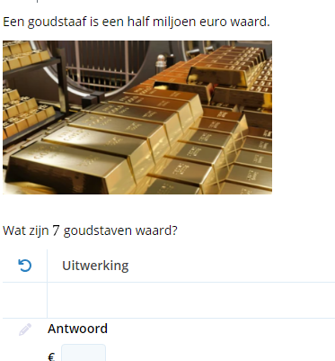 Een goudstaaf is een half miljoen euro waard | StudyX