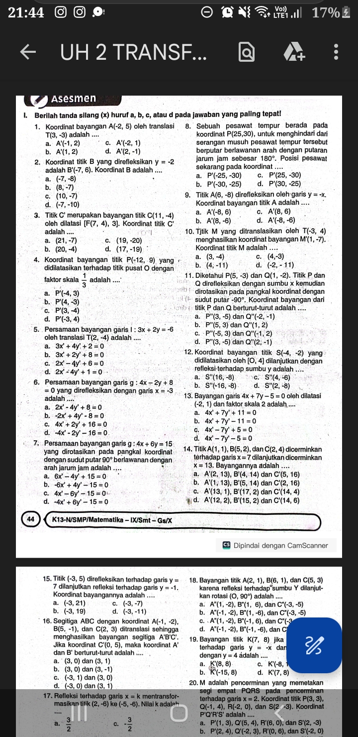 Apa jawaban untuk nomor 8 sampai 14 PAKAI | StudyX