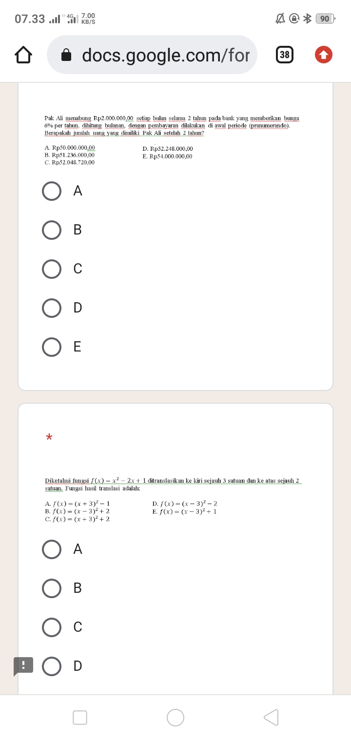 Pak Ali menabung Rp200000000 setiap bulan | StudyX