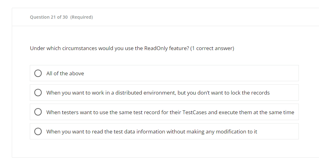 In Tosca Question 21 of 30 (Required) Under | StudyX