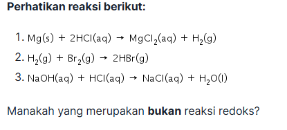 Perhatikan reaksi berikut 1 Mg s 2 HCl aq | StudyX