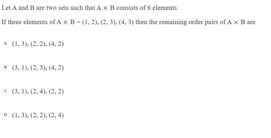 Let A and B are two sets such that A B | StudyX