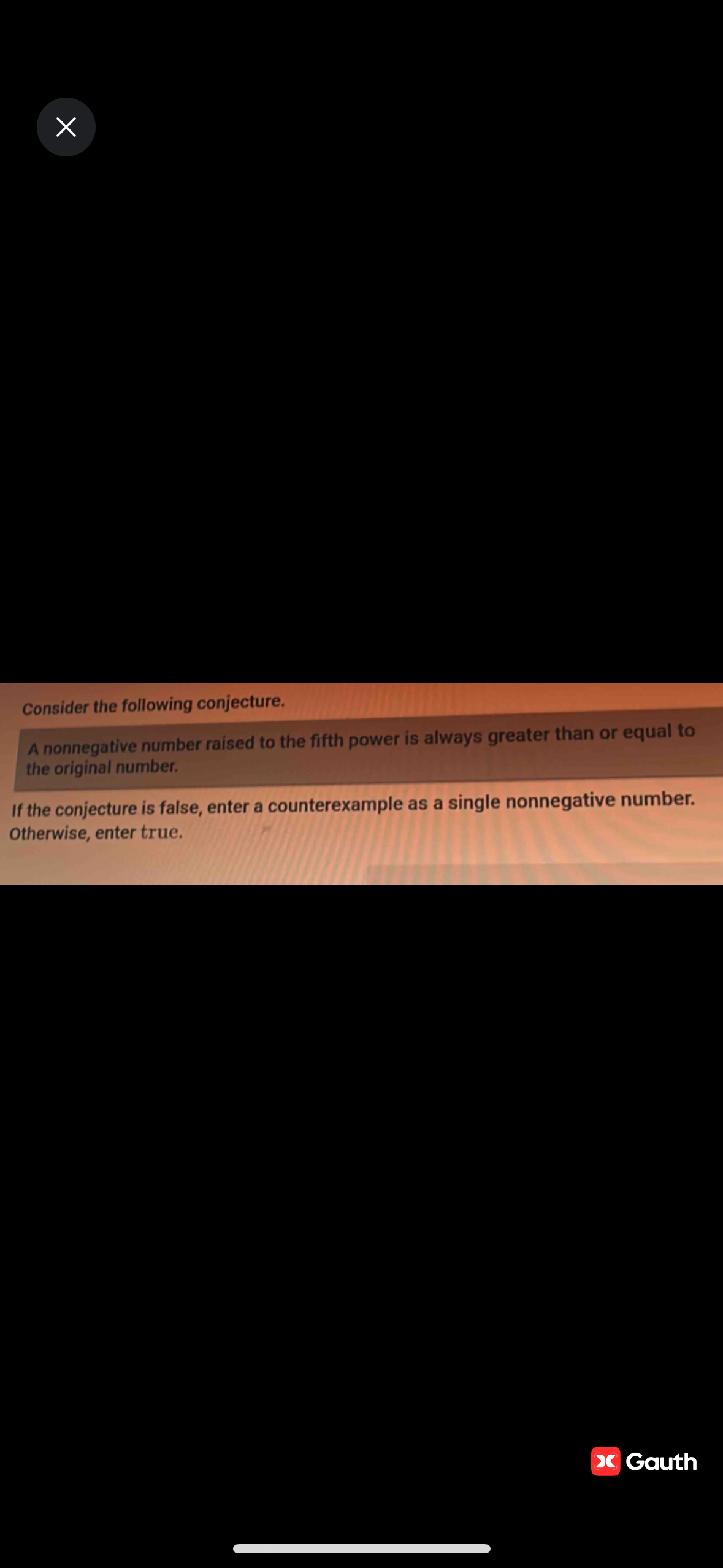 Consider the following conjecture A | StudyX