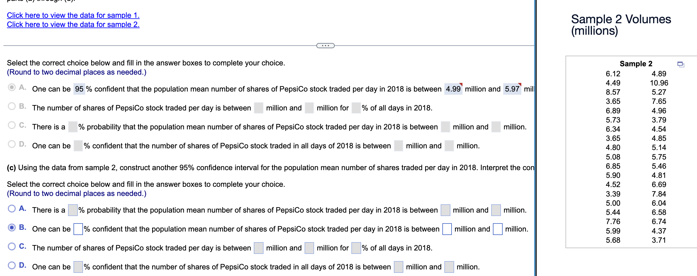 Click here to view the data for sample 1 | StudyX