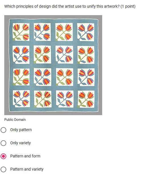 Which principles of design did the artist | StudyX