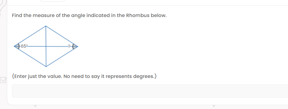 Find the measure of the angle indicated in | StudyX
