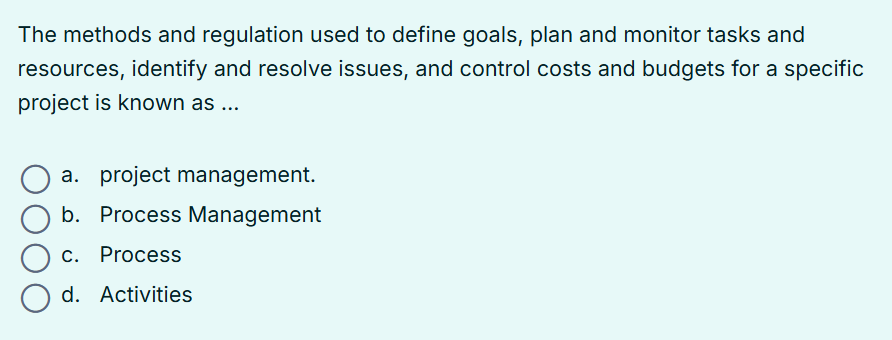 The methods and regulation used to define | StudyX