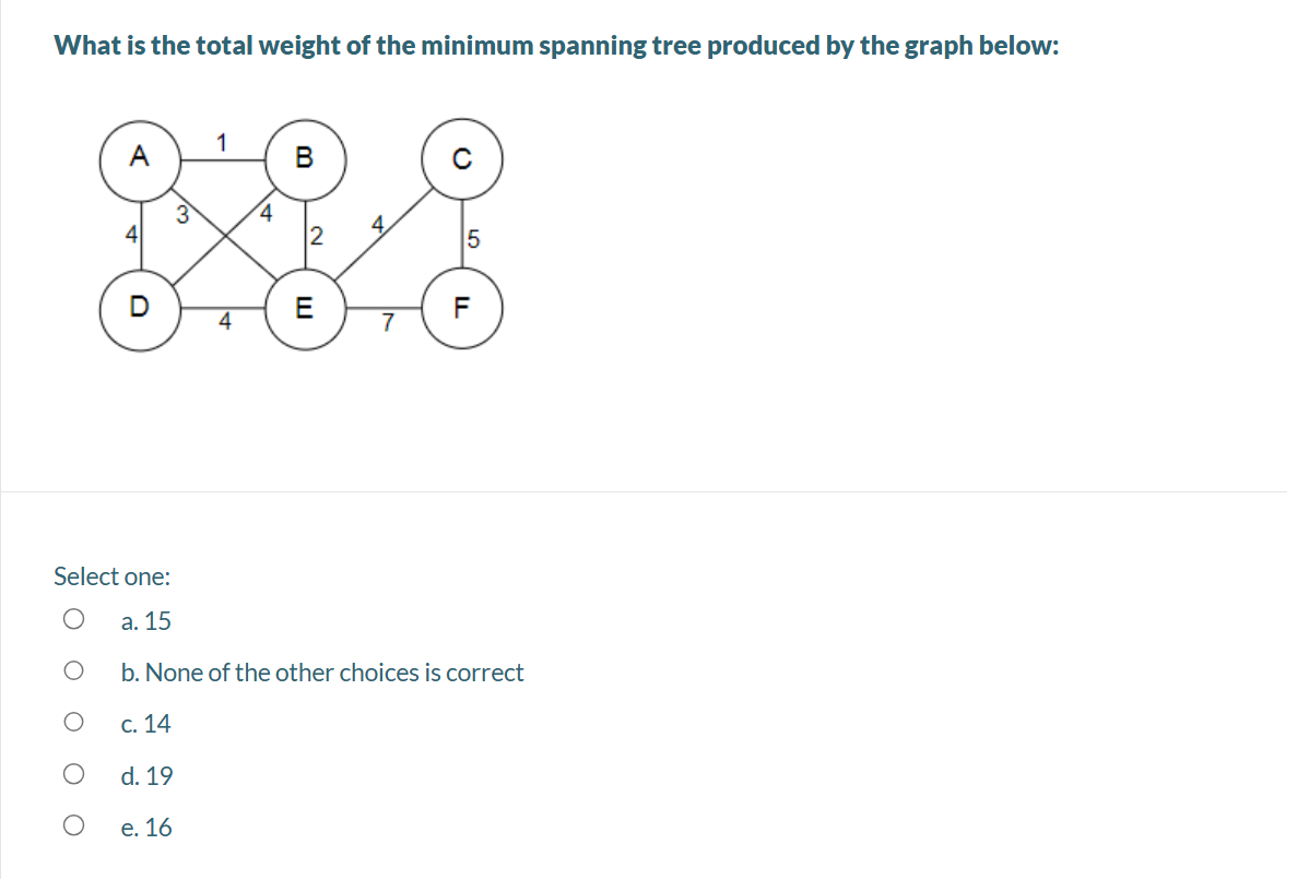 What is the total weight of the minimum | StudyX