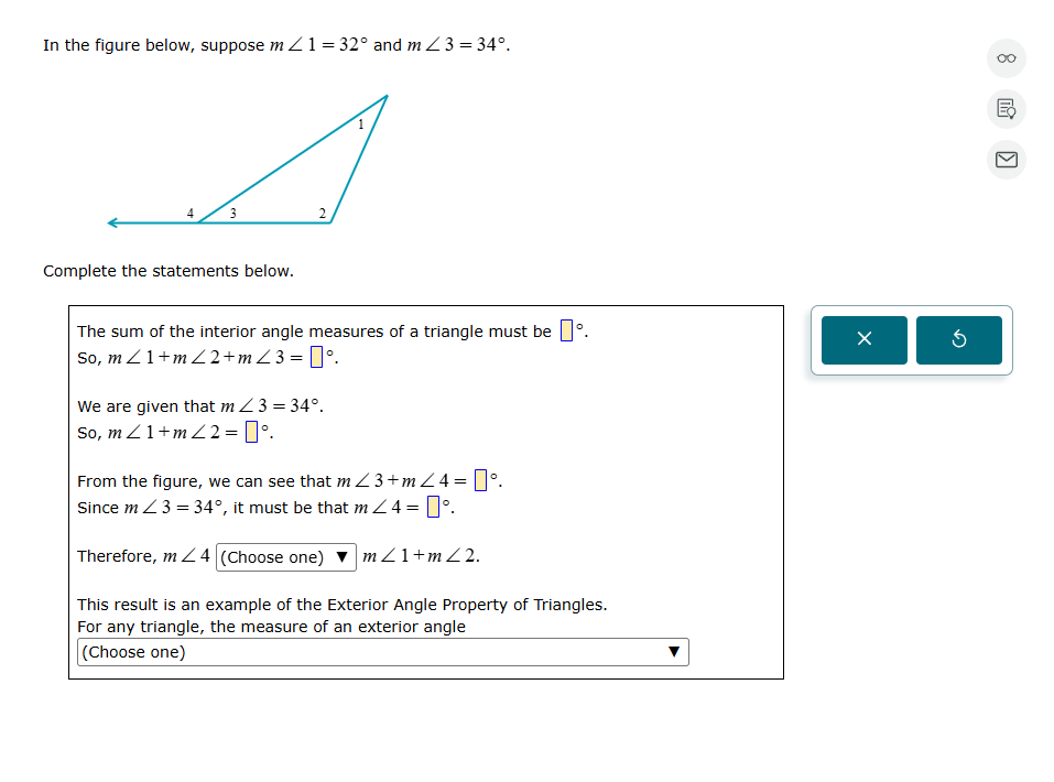 In the figure below, suppose $m 1 = 32^ $ | StudyX